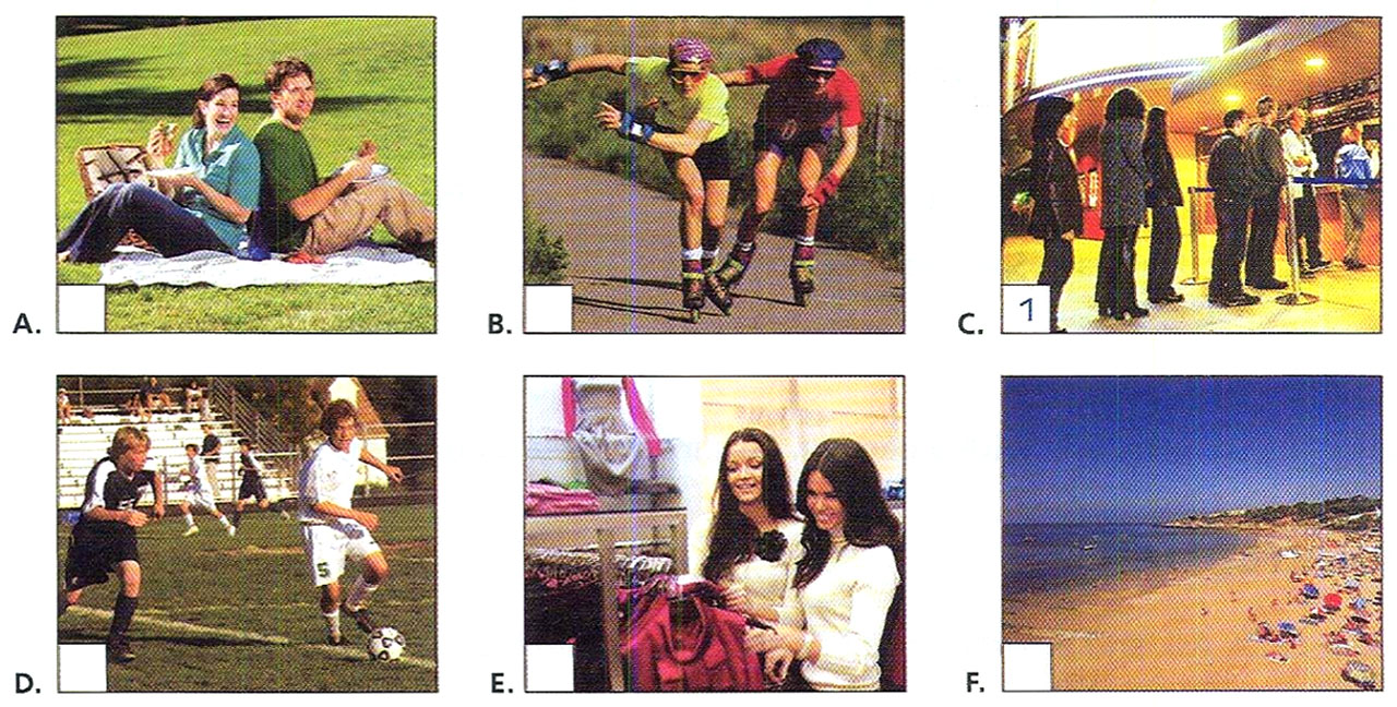 Practice Listening English Exercises for A1 - Entertainment - ESL Tasks